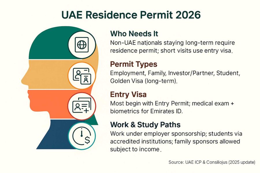 UAE Residence Permit Guide 2026: Types, Costs, Benefits & How to Apply