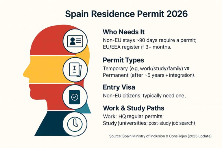 Spain Residence Permit 2026 Guide: Types, Requirements & Process